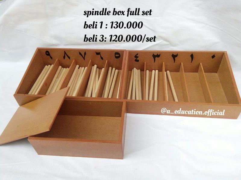 Spindle Box Arabic Montessori Edukasi Anak - Shop | Tokopedia