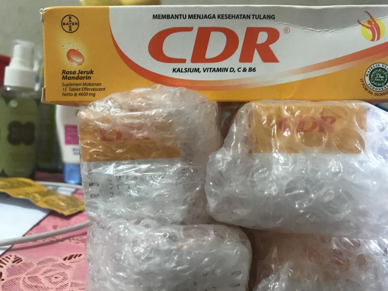 Vitamin C plus D CDR 15 tab rasa jeruk mandarin - Shop | Tokopedia