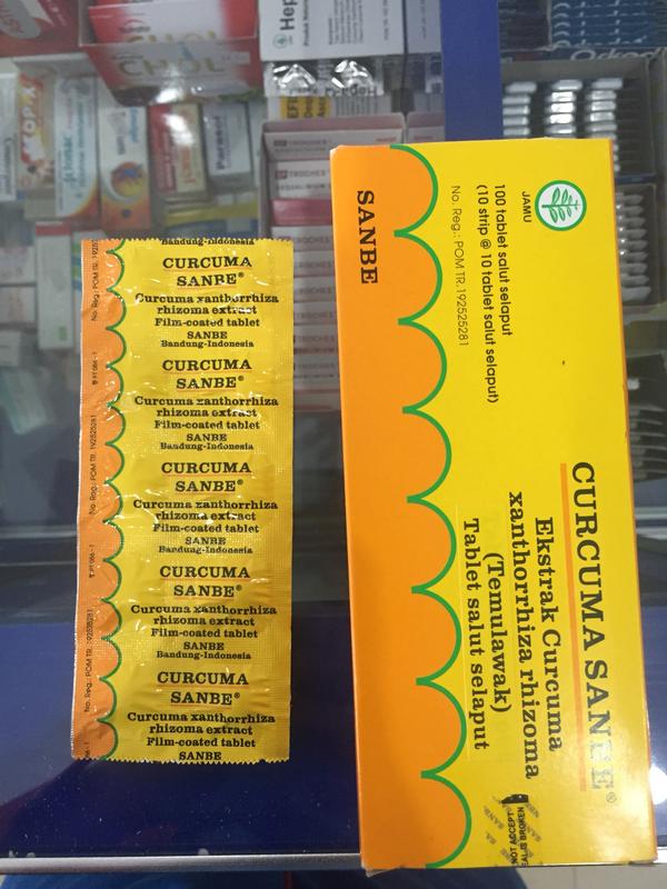 Curcuma Sanbe Strip Isi 10 Tablet - Shop | Tokopedia