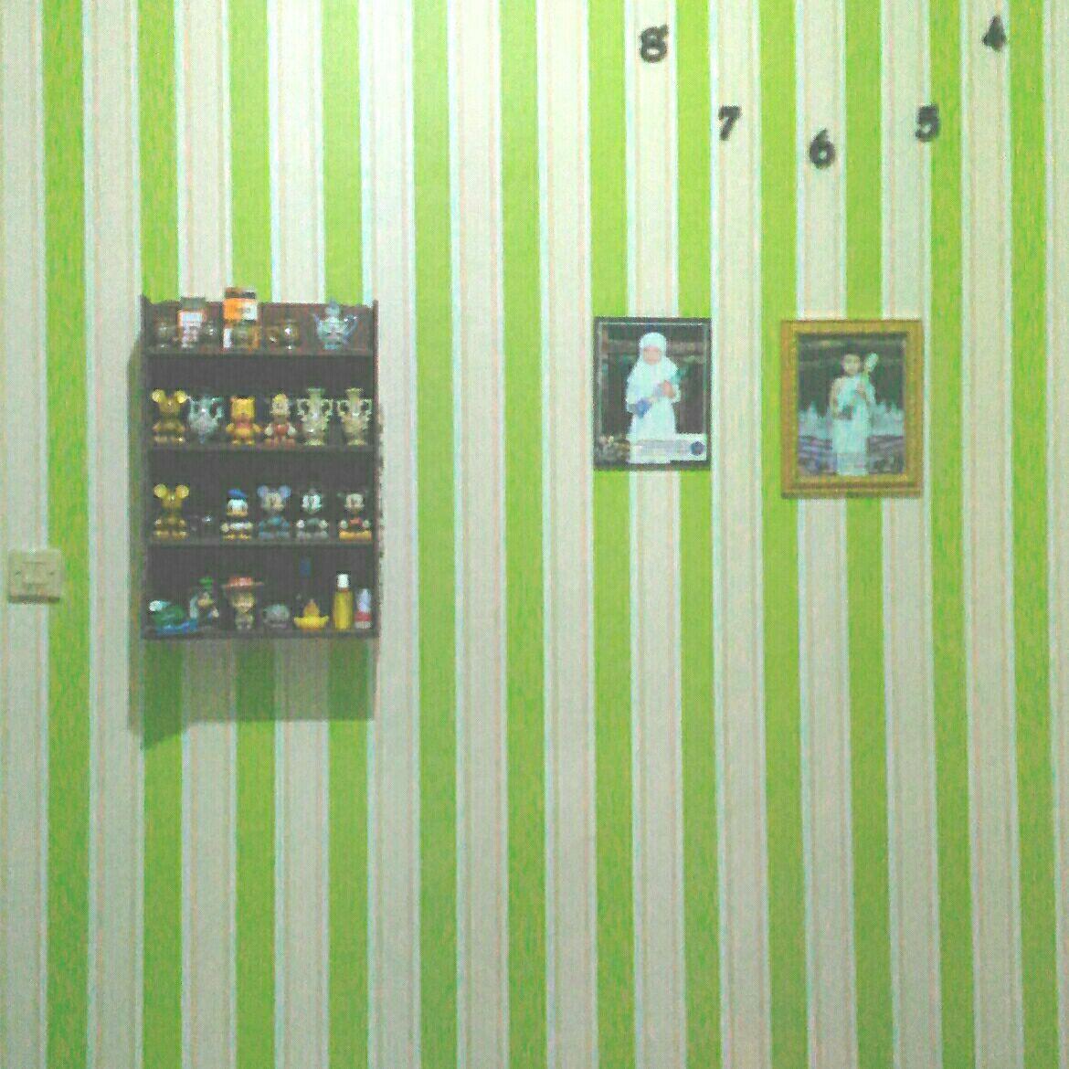 wallpaper dinding Salur hijau UK 10 m x45 cm - Shop | Tokopedia