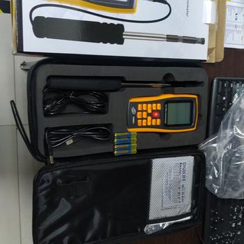 Hot Wire Anemometer Benetech GM8903 USB Data Air Velocity Temperature ...