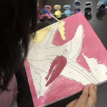 PAINT BY NUMBER. PAKET MELUKIS DINOSAURUS UNTUK ANAK. DINOSAURS - Shop ...