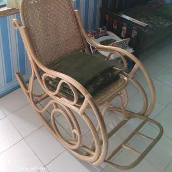kursi rotan goyang santai orang dewasa - Shop | Tokopedia