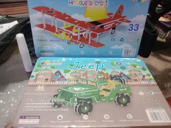 Puzzle 3D DIY bahan foam & paper JEEP mainan puzzle edukasi anak - Shop ...