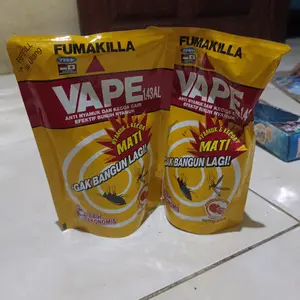 obat anti Nyamuk semprotan Cair Vape bahan air water based Fumakilla ...