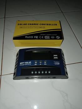 MPPT 100A sollar charger controller scc solar panel surya plts - Shop ...