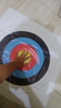 Target Face 60 cm 10 ring Standard Indoor 25 Meter Panahan Archery ...