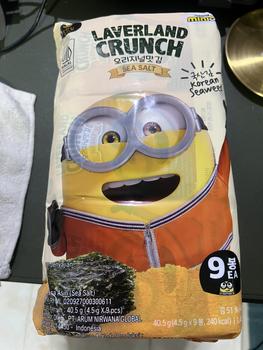 laverland crunch seaweed sea salt korea habanero wasabi - Shop | Tokopedia