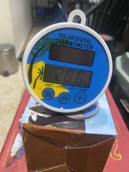Floating Digital Solar Thermometer Termometer Aquarium Kolam - Shop ...