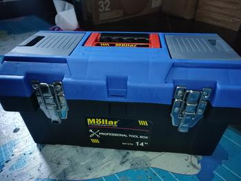 MOLLAR Toolbox Plastik 14 Inch Tool Box Kit - Kotak Tempat Kunci - Shop ...
