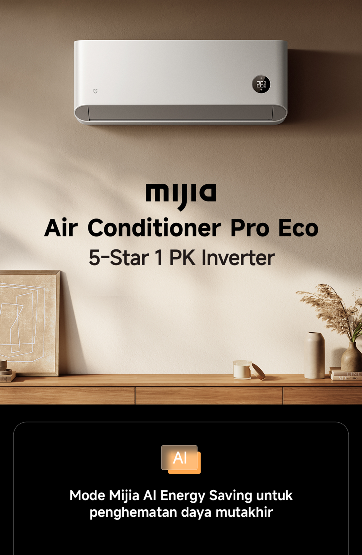 Promo [Unit Only] Xiaomi Mijia AC 1 PK Low Watt Pendingin Ruangan ...
