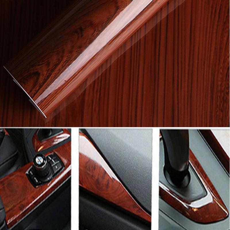 Stiker Vinyl Glossy Serat Kayu Dashboard Interior Mobil Xpander - Shop ...