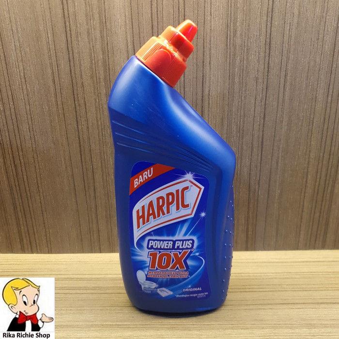 Jual Harpic Power Plus 10x Membersihkan Noda Membandel Original 450 Ml ...