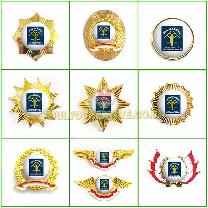 Jual Pin Kementerian Pin Bros Wing Logo Kementerian Hukum dan HAM RI ...