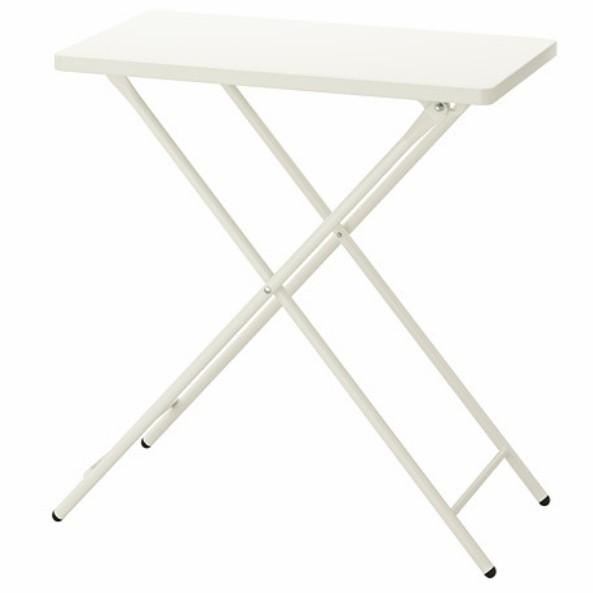 Meja Lipat Outdoor Balkon&Taman Minimalis Kuat 70x42cm_Putih - Shop ...