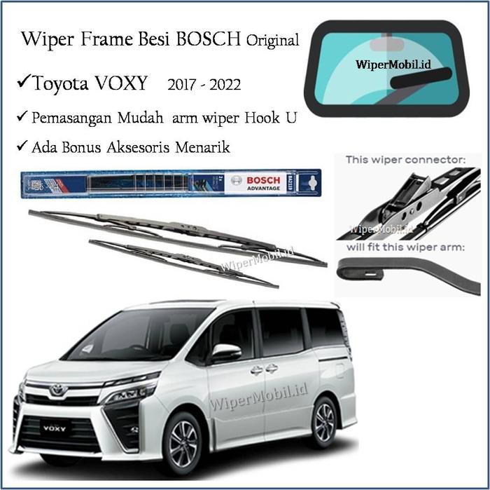 Jual Wiper Frame Besi Bosch Toyota VOXY 2017 2018 2019 2020 2021 2022 ...