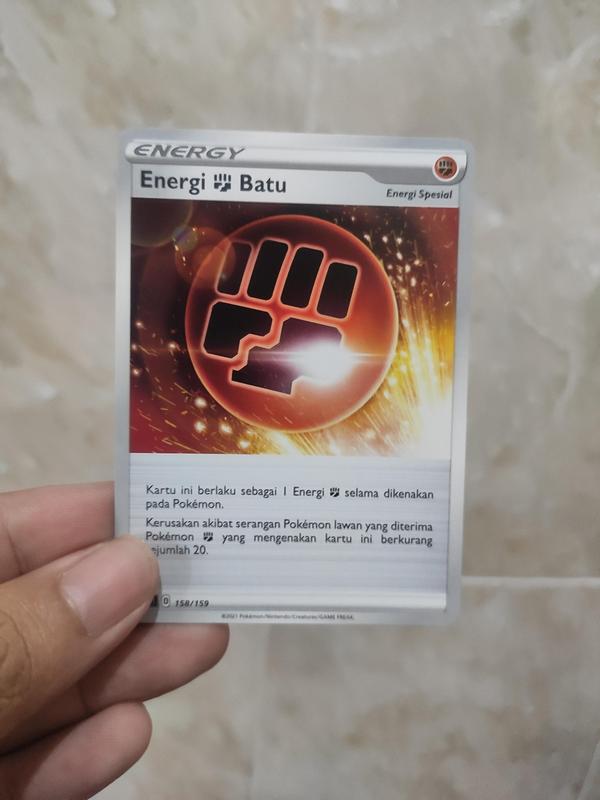 Kartu Pokemon Indonesia Energi Batu - Shop | Tokopedia