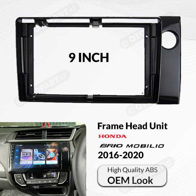 Jual Frame Head Unit Honda BRIO/BRV/MOBILIO Gen 2 (2016-2020) 9" inch ...