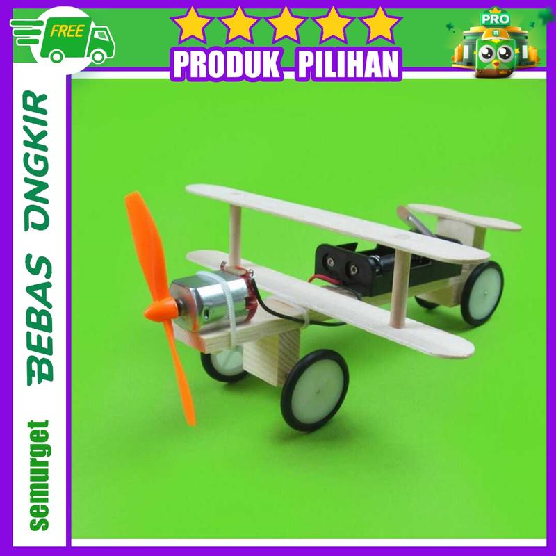 Mainan Elektronik Pesawat Rakitan Mesin Dinamo - Coklat - Shop | Tokopedia