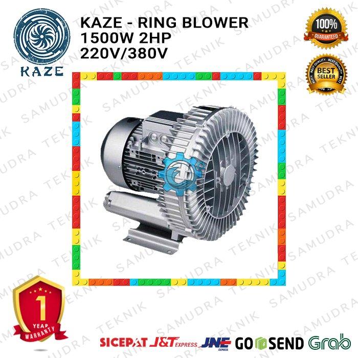 Ring Blower 2HP 1500 Watt 1,5 KW 2 Hp 220/380V KAZE Blower Tambak Ikan ...
