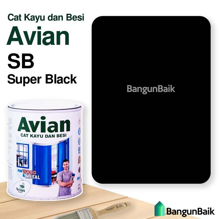 Jual Avian Super Black / Cat Minyak Kayu & Besi - Kota Bekasi ...