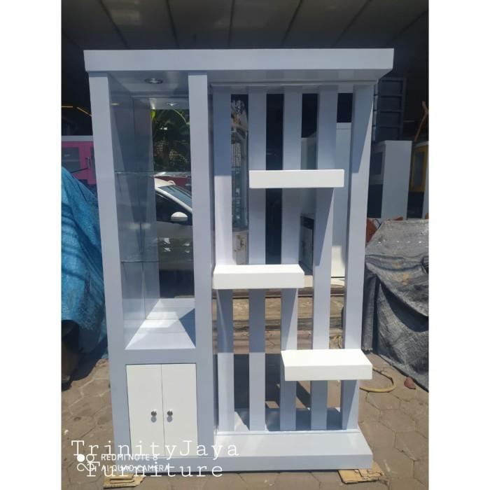 Lemari Sekat Ruangan Partisi Kayu Cat Duco Rak Furniture - Shop | Tokopedia