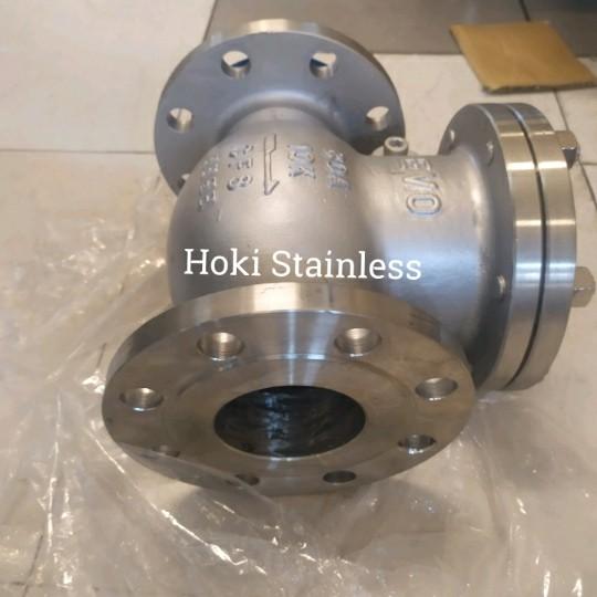 Jual Swing Check Valve Stainless SS 304 JIS 10K Flange 2"inch / DN 50 ...