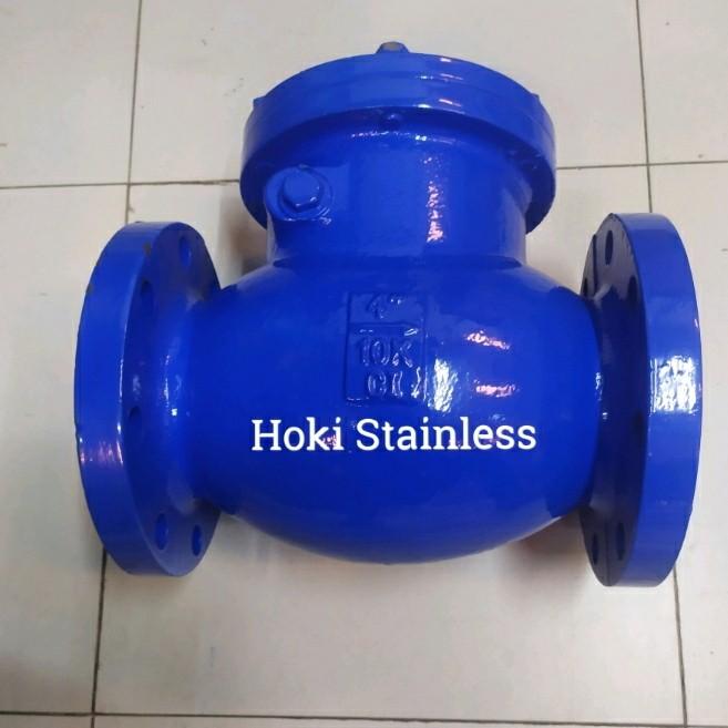 Jual Swing Check Valve Cast Iron Flange JIS 10K 8" inch / DN 200 Best ...