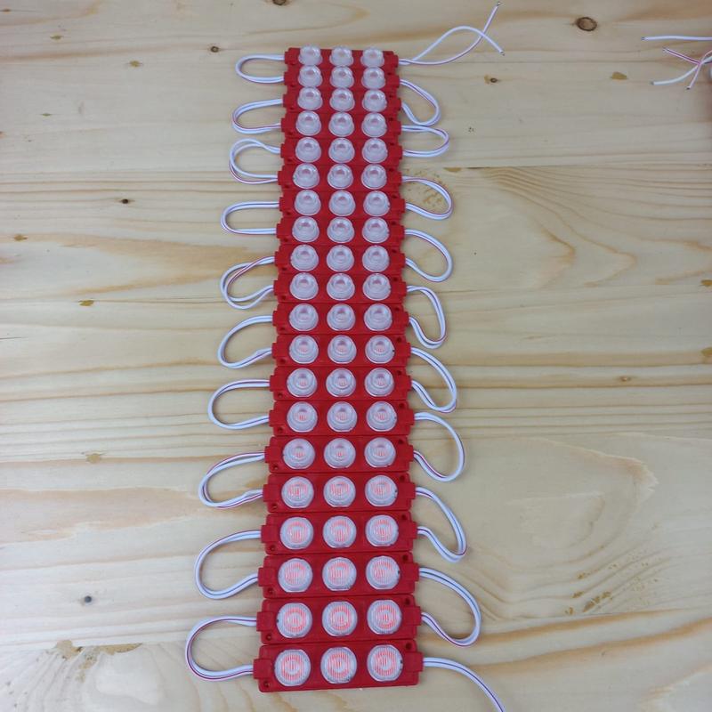 lampu led modul 3 mata 12v dan 24v / lampu mata 3 besar - Shop | Tokopedia