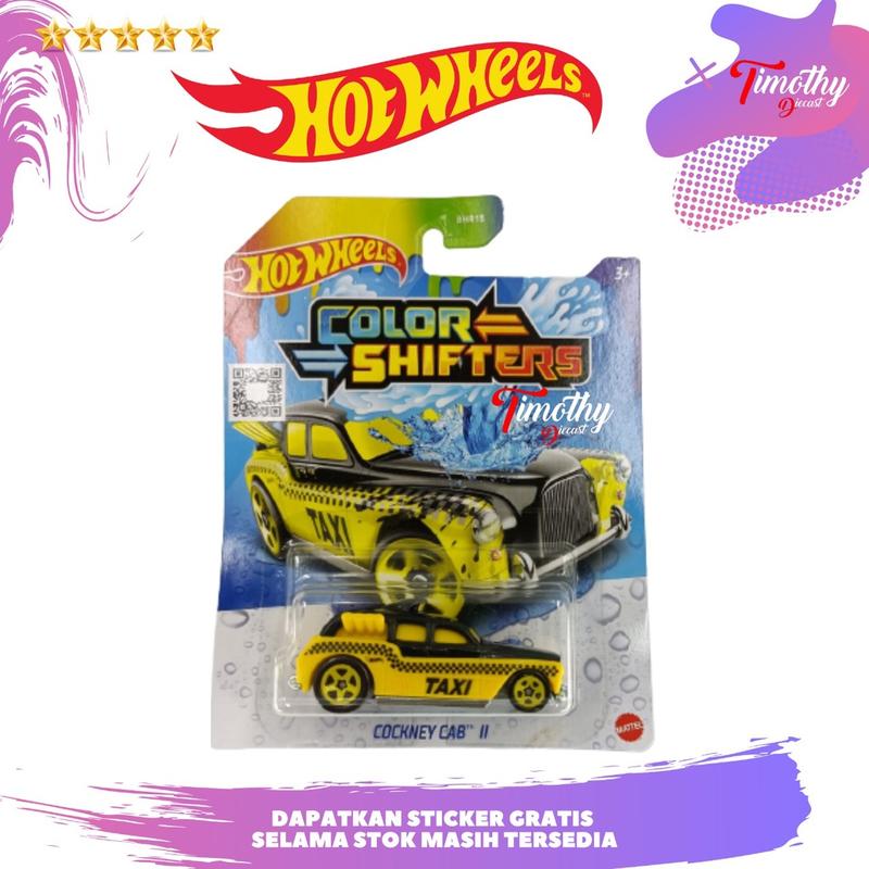 Hot Wheels Color Shifters Cockney Cab II Taxi Kuning Hitam TD - Shop ...