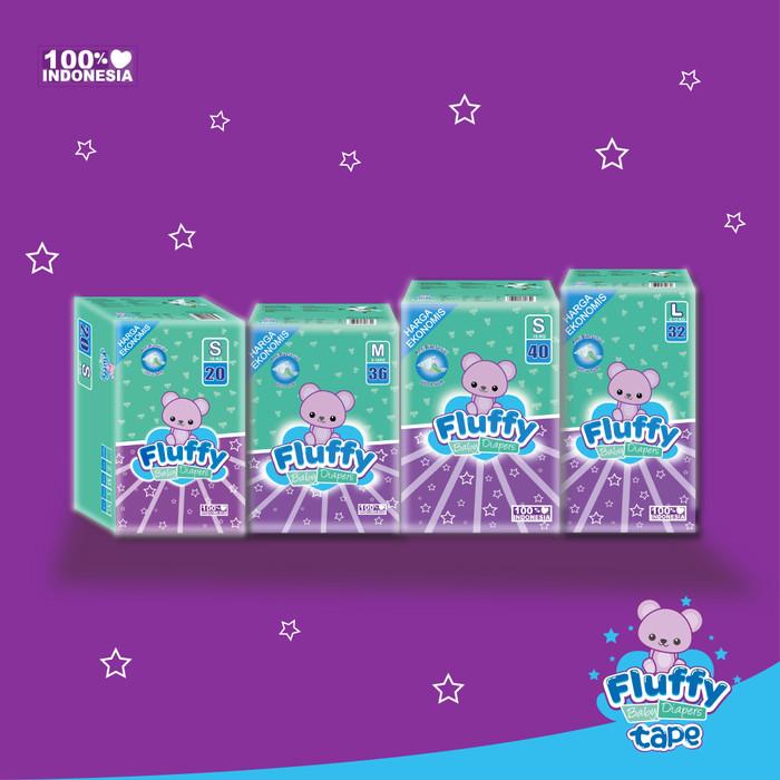 Fluffy Popok Bayi Tipe Perekat S M L - Shop | Tokopedia