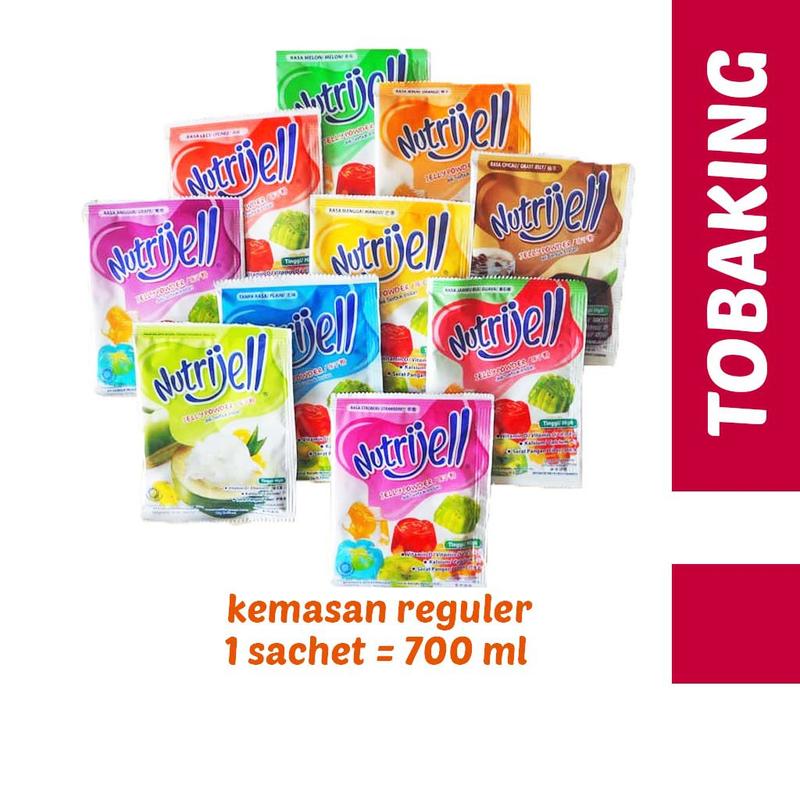 Jelly Nutrijell Reguler All Varian Jeli Coklat Plain Jeruk Strawberry ...
