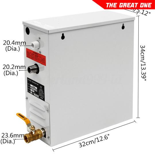 GO Steam Generator 4.5KW Pemanas Sauna SPA Pool Sauna Heater Steam Bat ...
