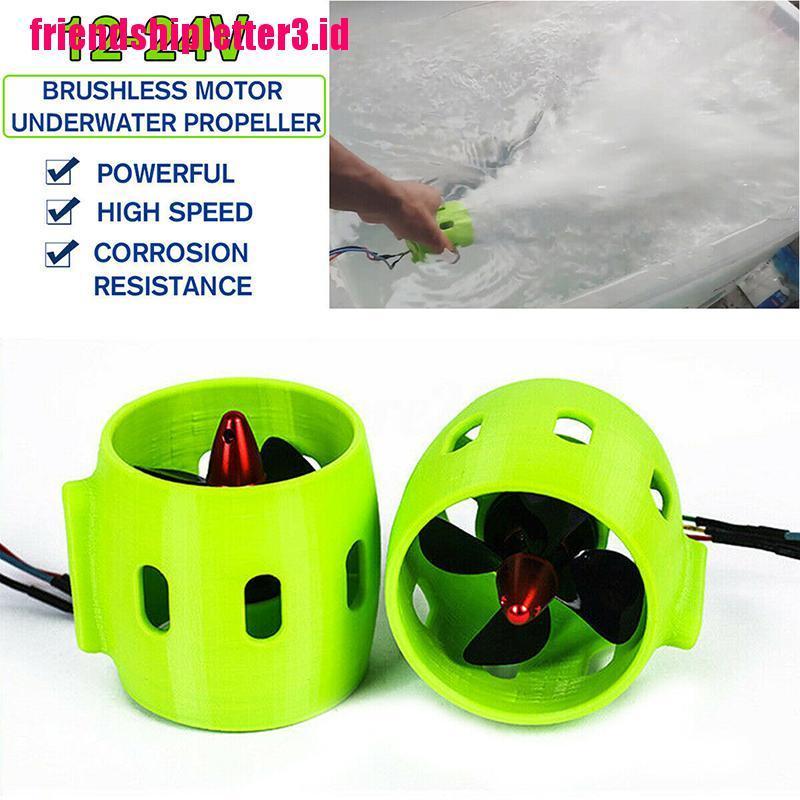 [3c ]12-24V DIY Ship Model Underwater Propeller Motor For RC Boat AUV ...