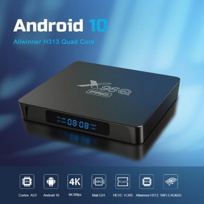 Jual Smart Android TV BOX X96Q 4K Ram 4GB Rom 32GB Unlock TV BOX X96 ...