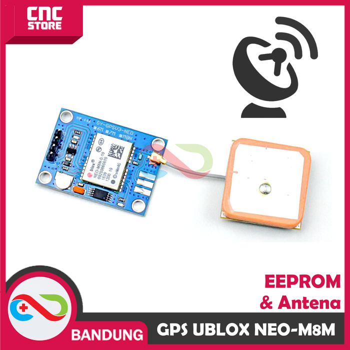Jual MODULE GPS U BLOX NEO-8M GY-GPSV3-M8M APM2.5 GPS SENSOR V3 ...