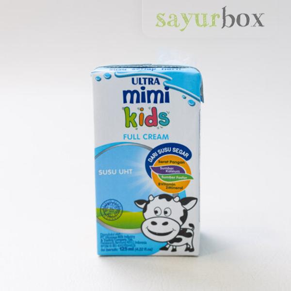 Ultra Mimi Susu UHT Full Cream 125 ml Sayurbox - Shop | Tokopedia