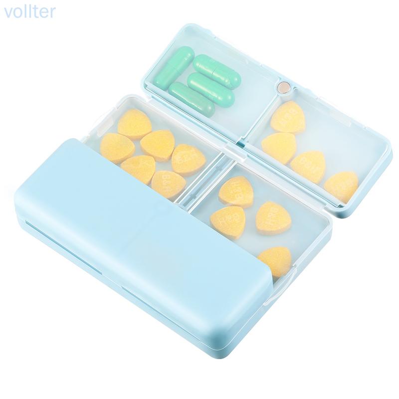 Pill Case Foldable 7 Grids Pill Storage Box Plastic Portable Travel ...