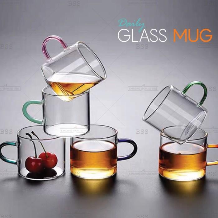 Promo Borosilicate Mini Tea Cup 100ml Cangkir Gelas Teh Kecil Kaca ...