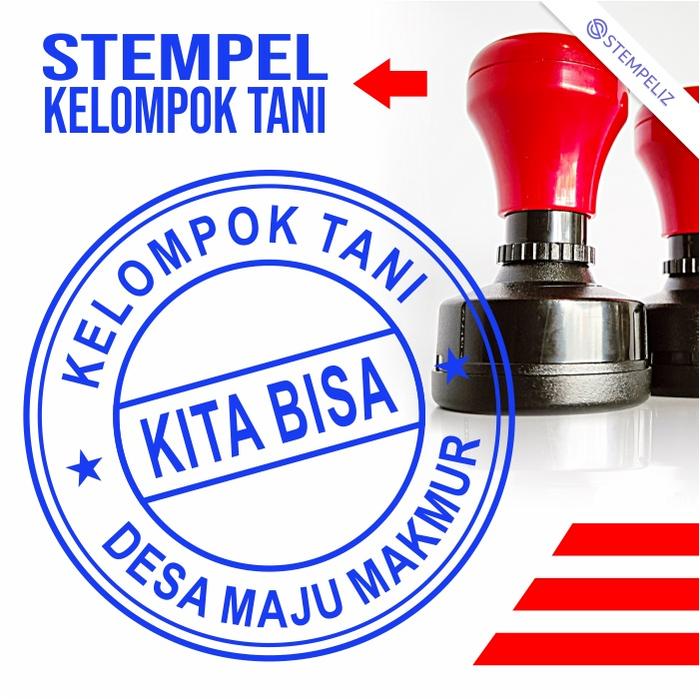 Jual Stempel Kelompok Tani / Ternak / Ikan / Nelayan - 5, Merah - Kab ...