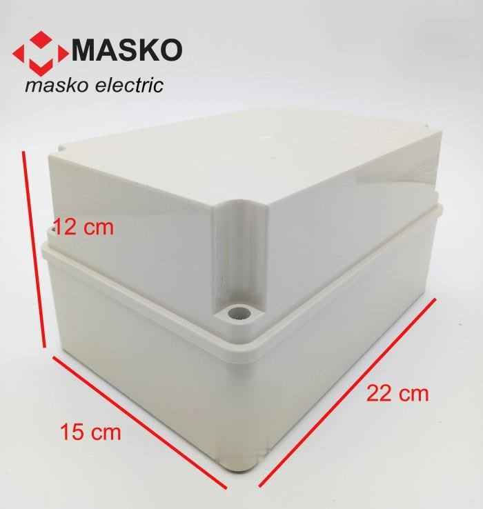 Jual MASKO JUNCTION BOX DATAR 220X150X120 mm DURADOS PANEL LISTRIK IP55 ...