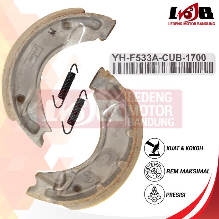 Jual Aspira Kampas Rem Belakang F1ZR Vega Jupiter Z Crypton Firodo Set ...