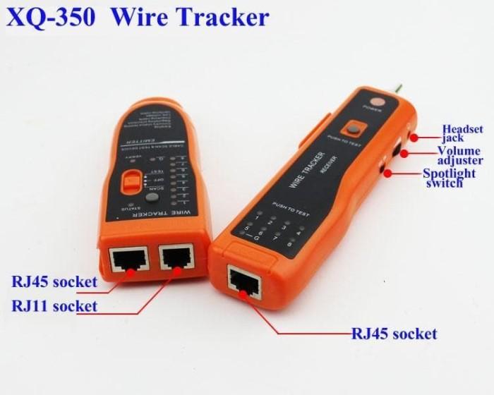 Jual WIRE TRACKER XQ-350 / LAN TESTER / KABEL TESTER NETWORK / RJ45 ...