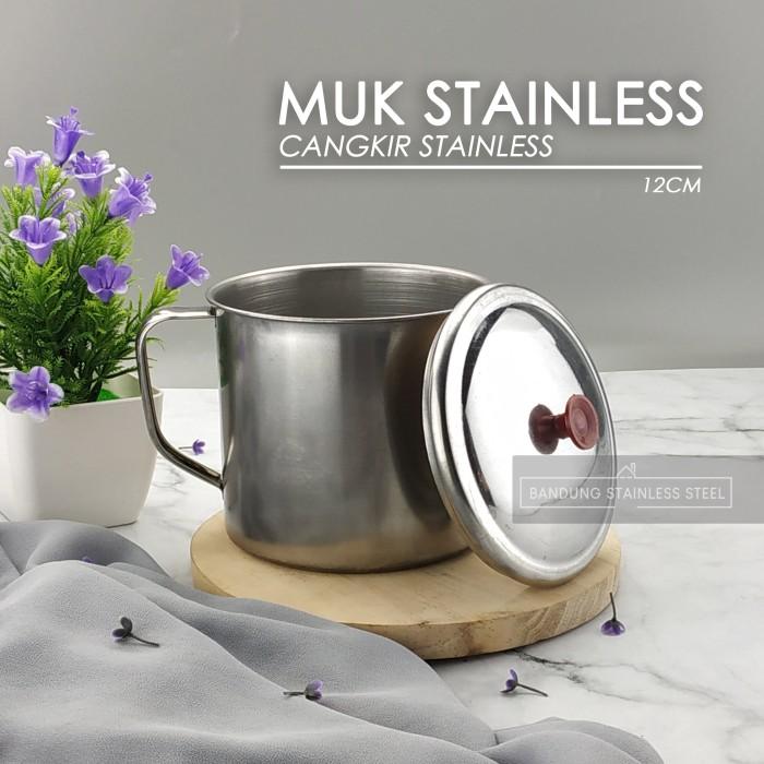 Muk Kopi Teh serbaguna murah 12 Cm / gelas cangkir mug stainless - Shop ...