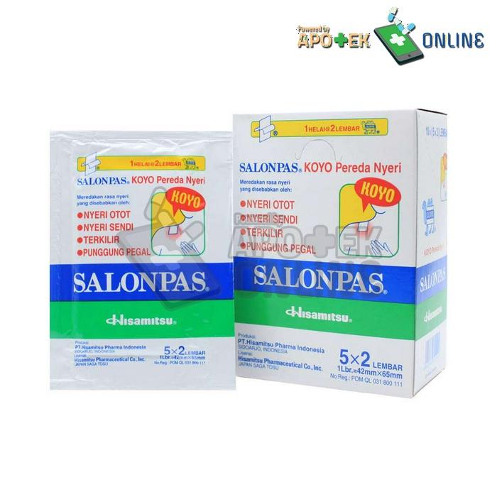 KOYO SALONPAS SUPER BIRU 2 X 5 (1 SACHET ISI 10 LEMBAR) - Shop | Tokopedia