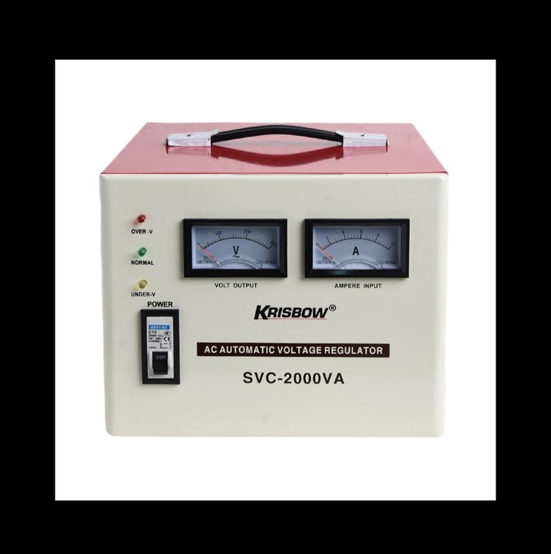 Krisbow Stabilizer 2000 Watt Analog Stabilizer 2 kva - Shop | Tokopedia