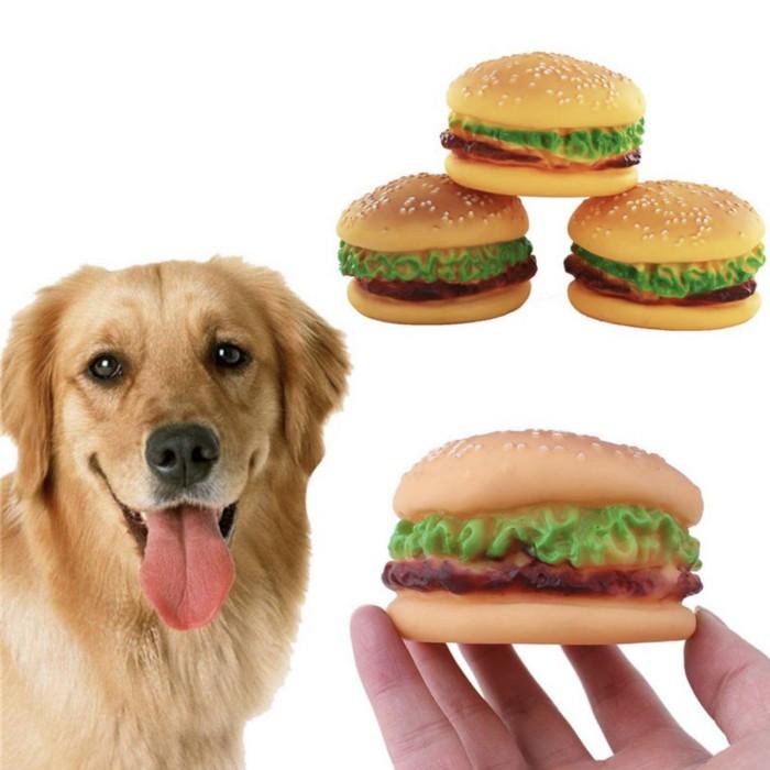 Burger Mainan Gigitan Hewan / Mainan Anjing - Shop | Tokopedia