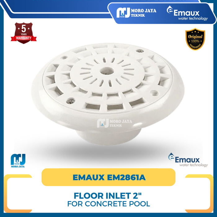 Jual Floor Inlet for Concrete Pools 2" - 12 Bar Fitting Kolam Emaux ...