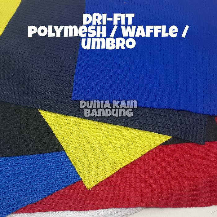 Jual AO302 Bahan Kain Drifit Polymesh / Waffle / Umbro Dryfit DISKON ...