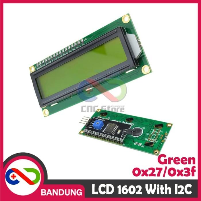 LCD 1602 CHAR GREEN BACKLIGHT WITH I2C SERIAL INTERFACE MODULE - Shop ...